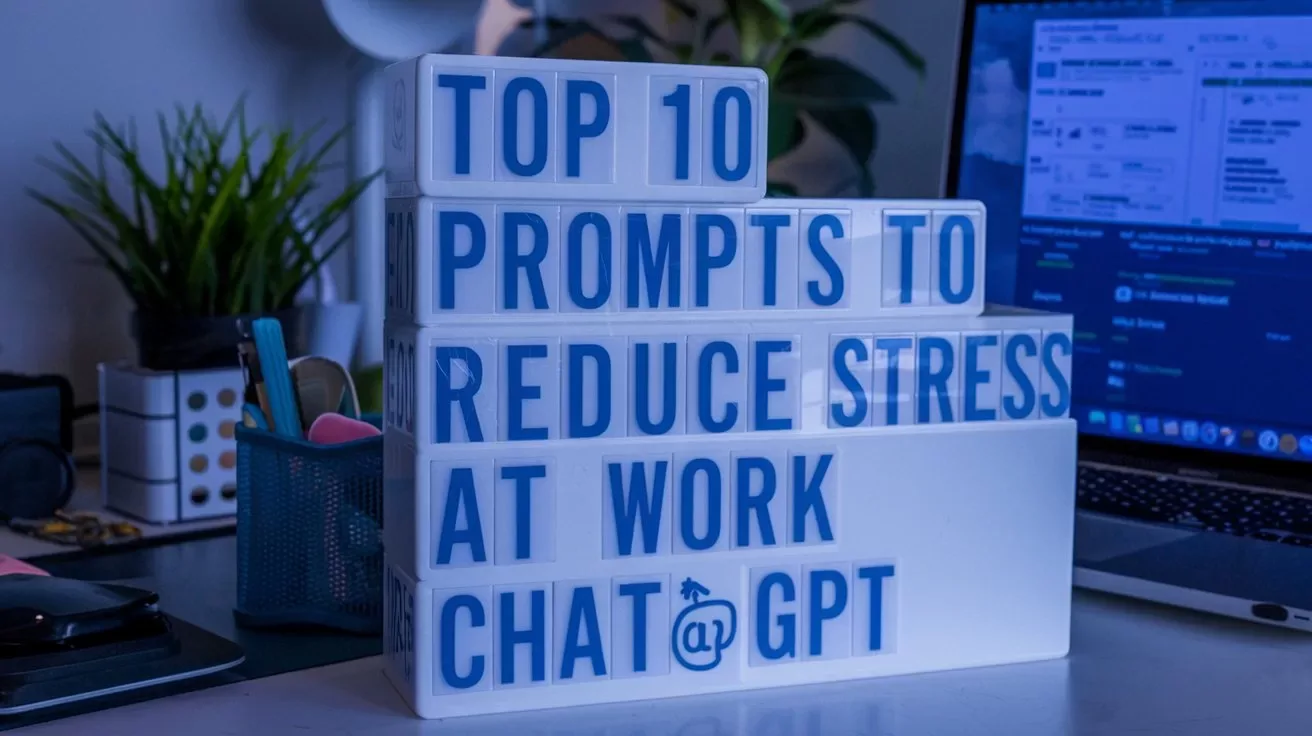 10 Prompts to Reduce Stress at Work with ChatGPT | AI in Asia